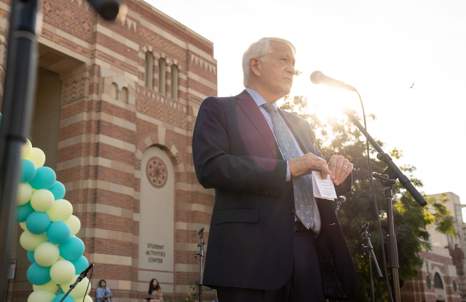 Chancellor Block announce the goal of having UCLA designated as an HSI ...